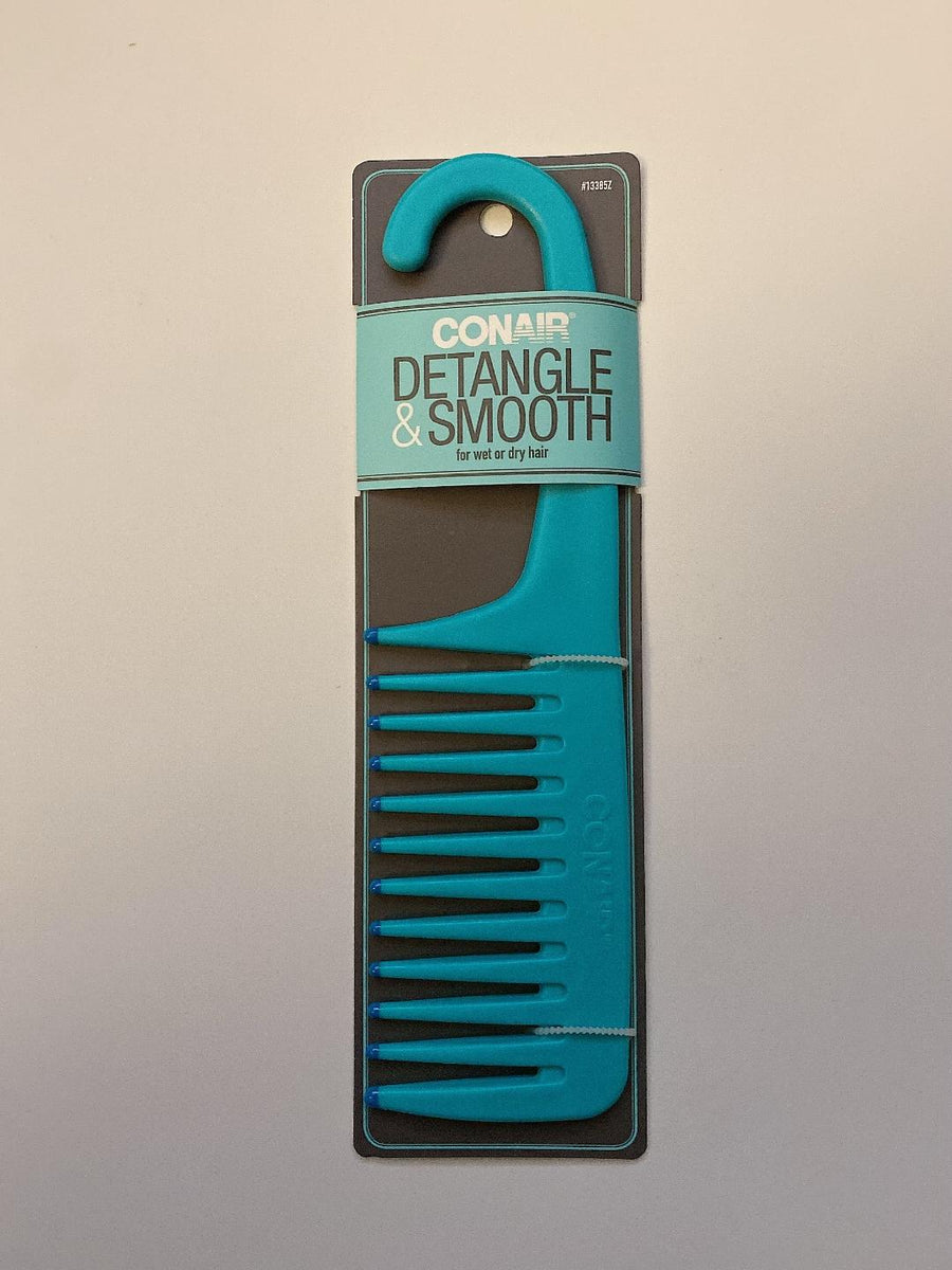 Blue Detangle & Smooth Comb – Sharkwavez360